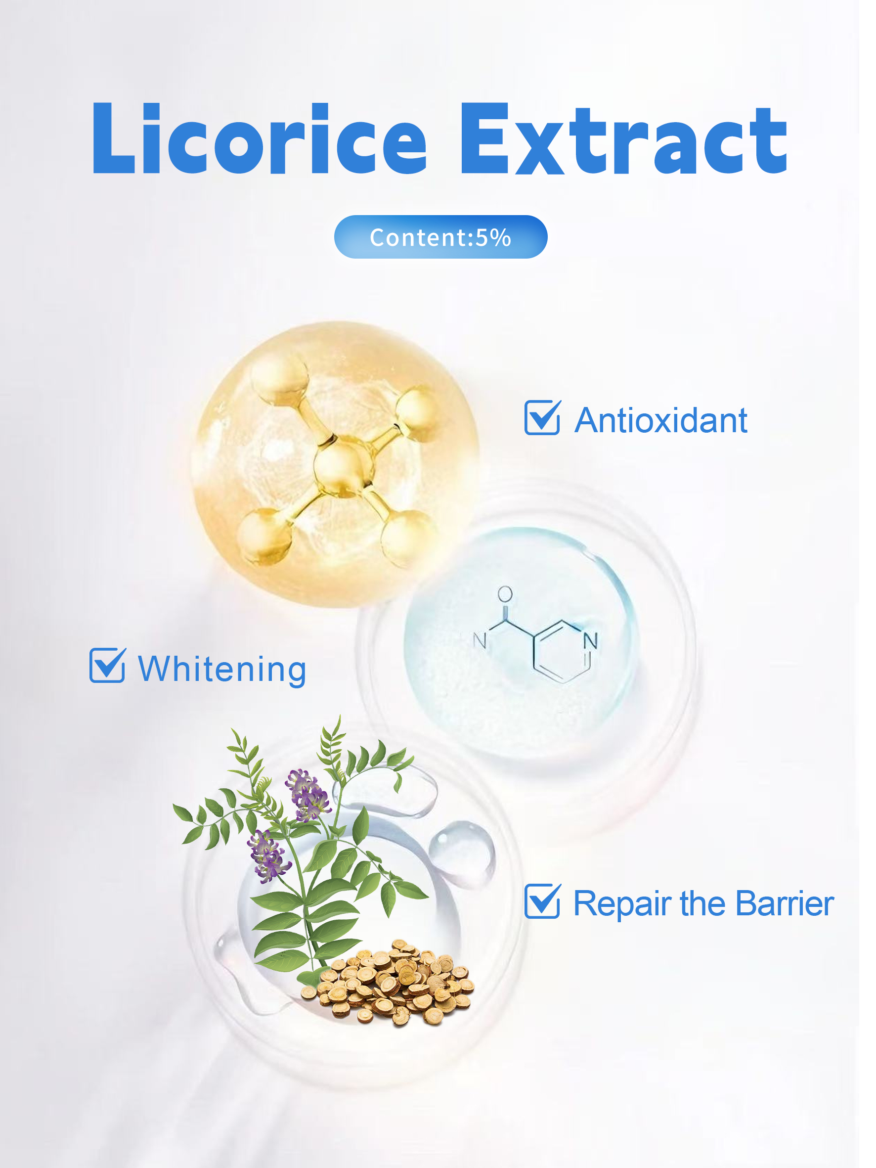 Licorice Extract for Skin Whitening and Pigment Reduction - Shaanxi ...
